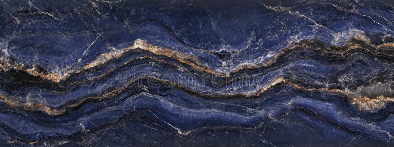 Explore Abstract Texture and Dark Blue Stone with Gold Veins Elegant ...
