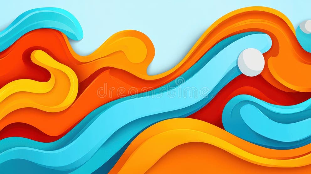 Explore Abstract Vivid Designs with Saturated Patterns in a Modern Flat ...