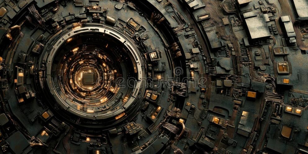 Explore Advanced Circuitry and Technological Marvels in Dark Background ...