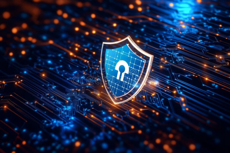 Cyber Security Shield Protecting Your Digital World Stock Photos - Free ...