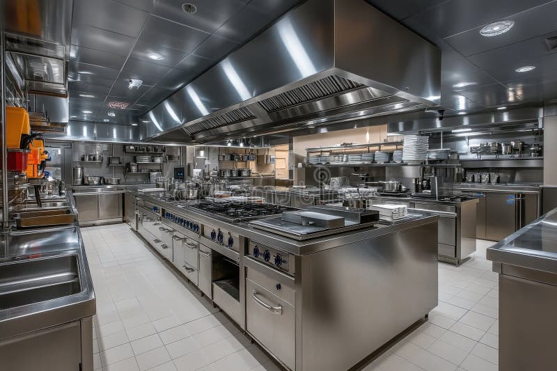 Professional Kitchen Setup Restaurant Interior Photography Commercial ...