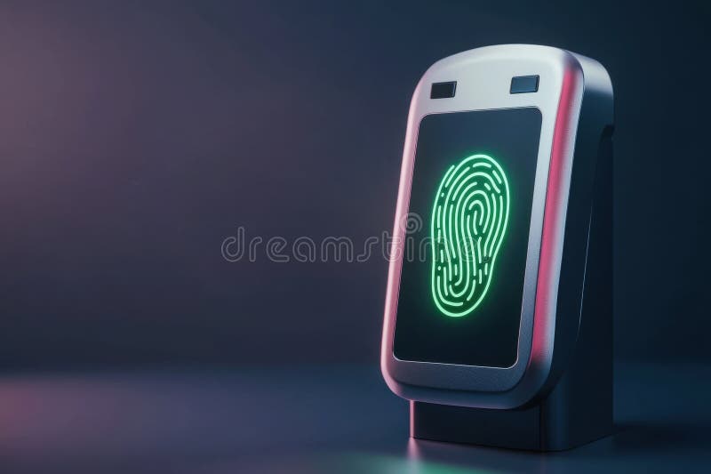 Advanced Digital Fingerprint Scanner for Biometric Verification Use ...