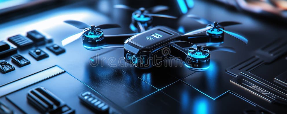 Explore Advanced Drone Technology with Remote Controller and Batteries ...