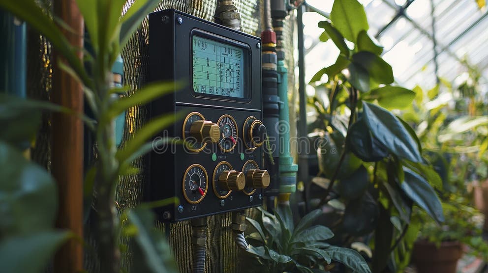 Automatic Irrigation Control Panel in a Greenhouse Technology Detailed ...