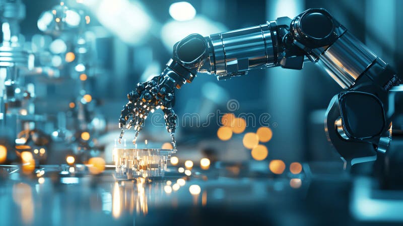 Explore the Advanced Functionality of a Robotic Arm in a High-tech ...
