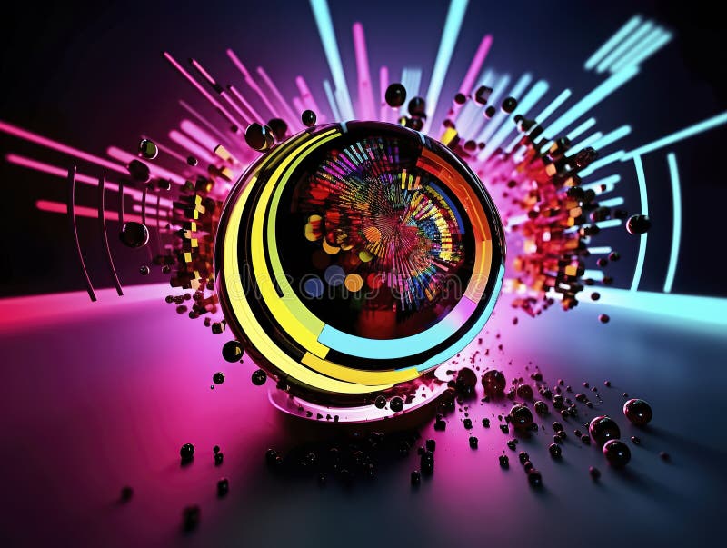 Explore AI-generated Art that Bends Light & Color, Blending Quantum ...