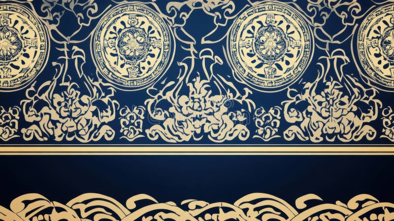 Explore Ancient Decoration with Floral Pattern Design for Creative ...