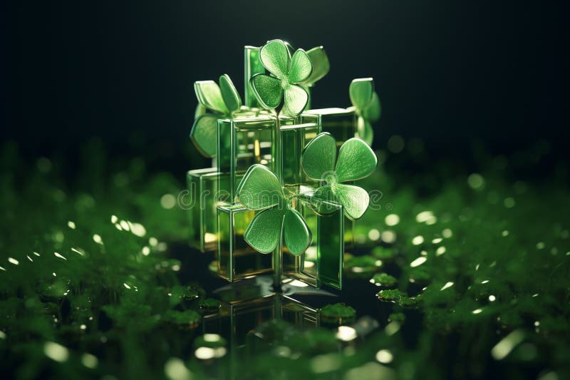 Explore the Application of Clover Motifs in Stock Illustration ...