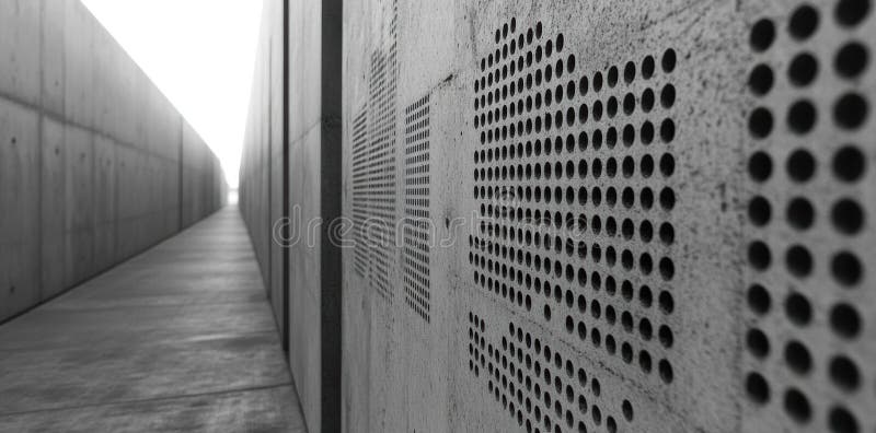 Explore Architectural Geometry and Concrete, Gray, Linear Perspective ...