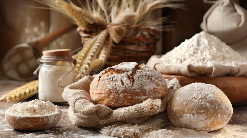Explore the Art of Bread Making with Flour Sacks and Fresh Dough for an Enriching Baking ...