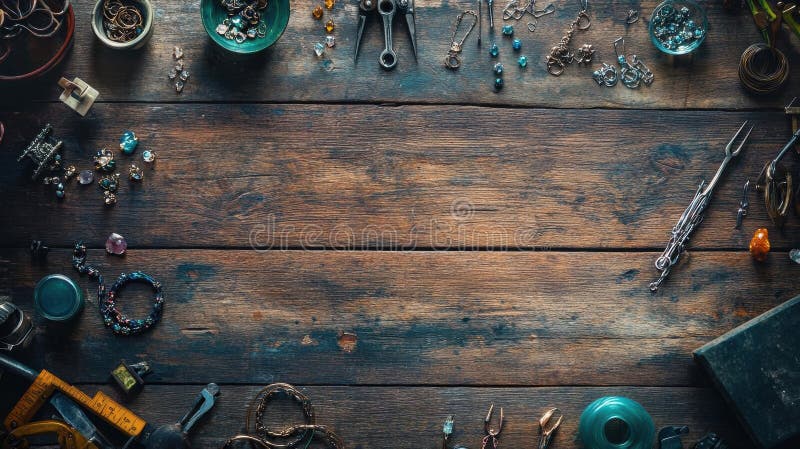 ÿþExplore the Art of Jewelry Making with a Stunning Flat Lay Setup ...