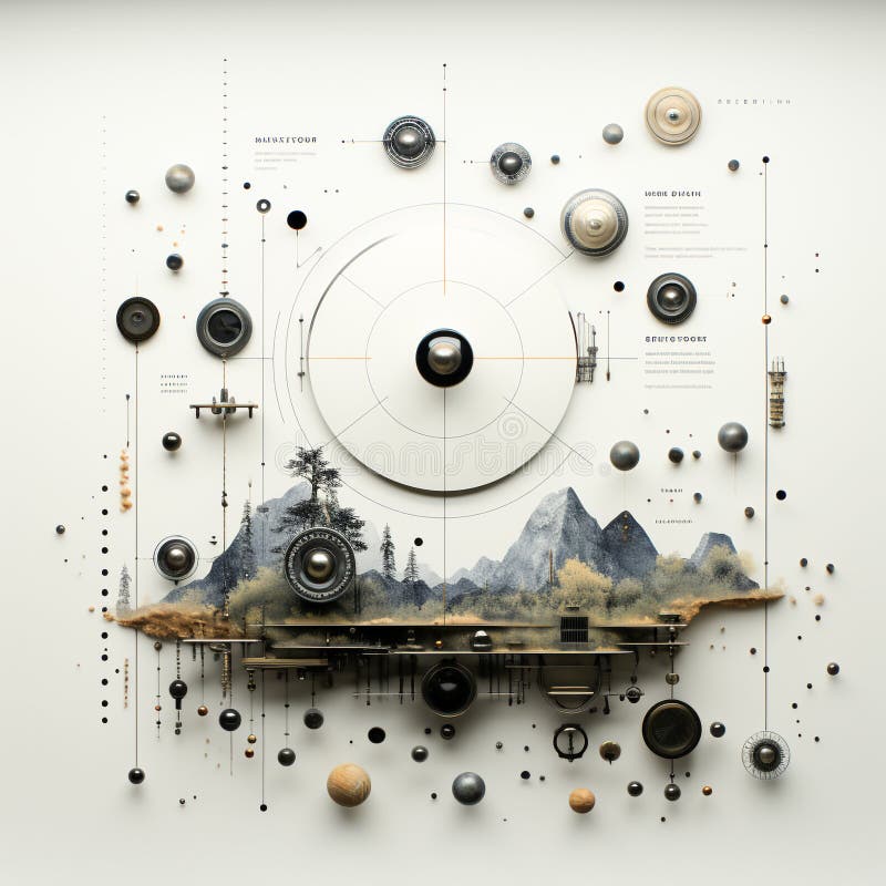 AI Generated Graphic Elements Collection for Modern Photography ...