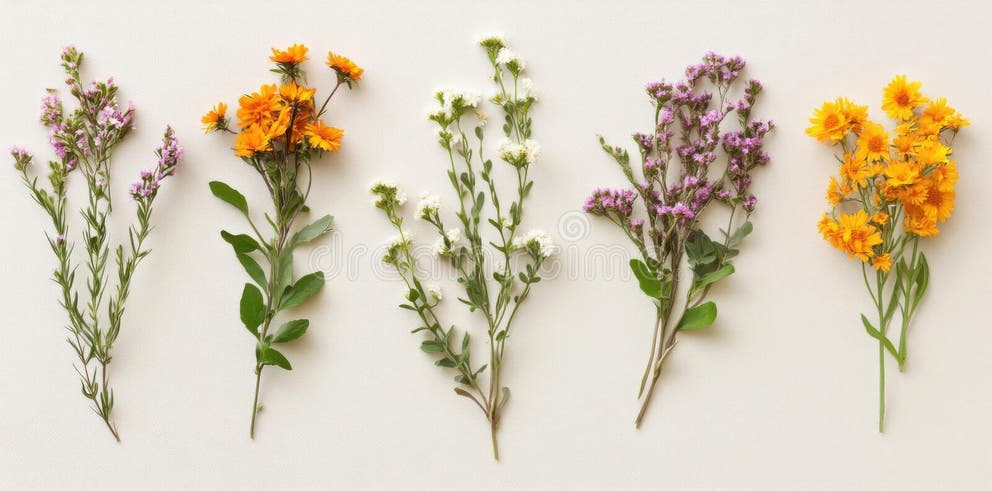 Explore Artistic Flower Arrangements on Neutral Backdrop with Blooming ...