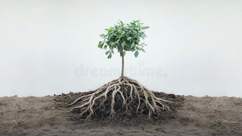 Explore an Artistic Representation of Intertwined Family Tree Roots ...