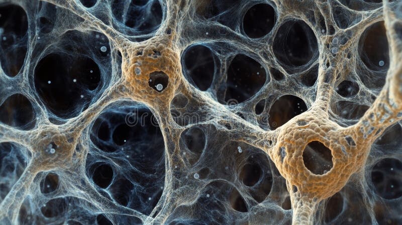 Intricate Neural Network a Microscopic View of Brain Cell Connections ...