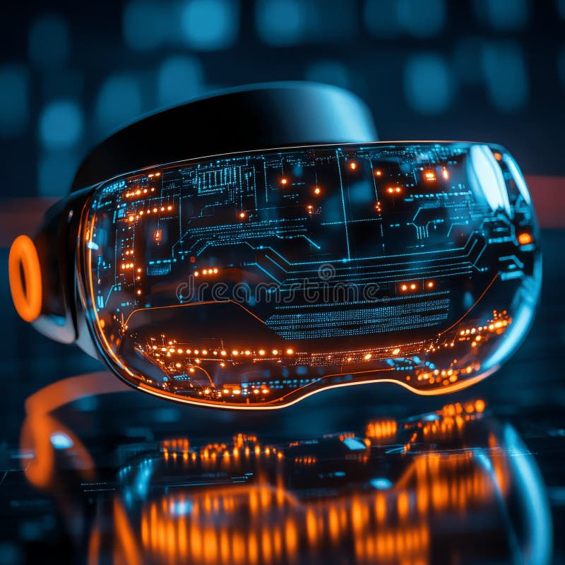 Explore the Augmented Reality Headset Featuring Interactive LED ...