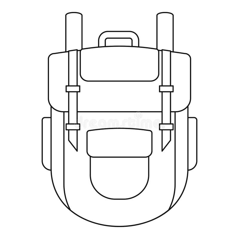 Explore Backpack Pattern Seamless Vector Stock Vector - Illustration of ...