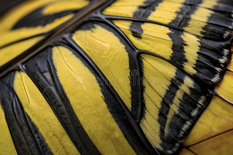 Detailed Butterfly Wings Texture with Intricate Patterns and Vivid ...