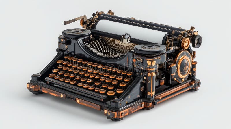 A Vintage Steampunk Typewriter Design Merges Nostalgia with Innovation ...