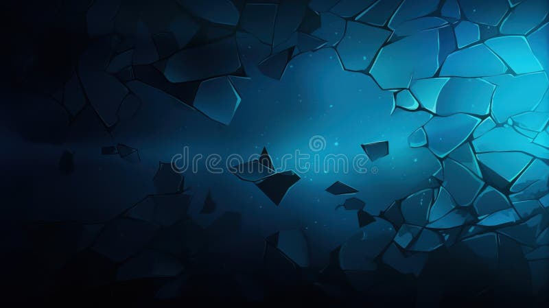 Explore the Beauty of Abstract Shattered Glass Fragments Reflecting ...