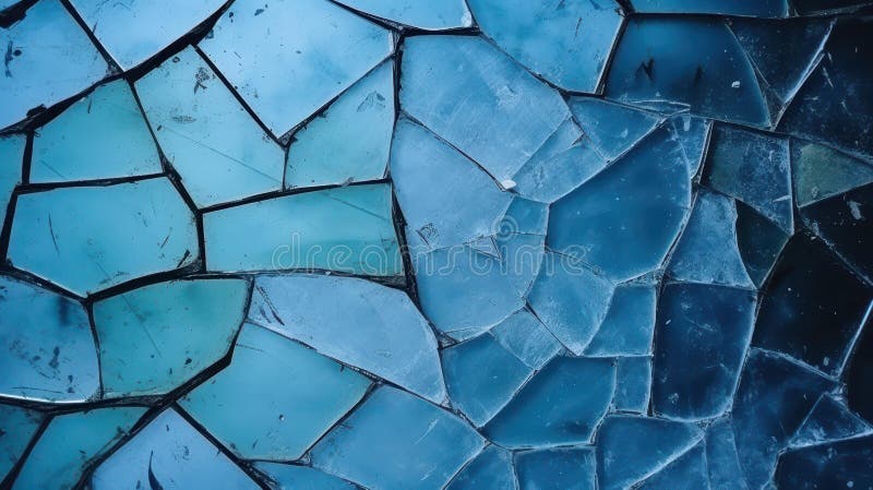 Explore the Beauty of Abstract Shattered Glass Fragments Reflecting ...