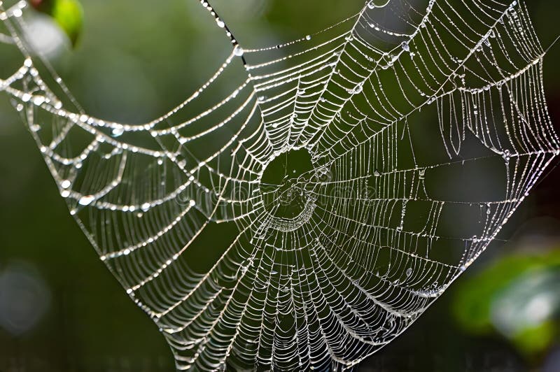 Zoomed-in Spider Silk: Capturing Delicate Silk Threads and Intricate ...