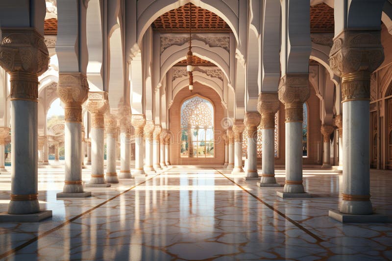 Explore the Beauty of Islamic Architecture Stock Illustration ...