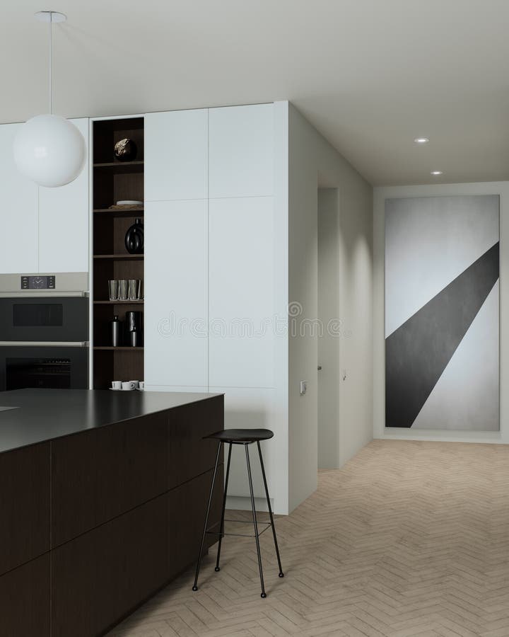 Explore the Beauty of a Modern Kitchen Interior with a Stylish and ...