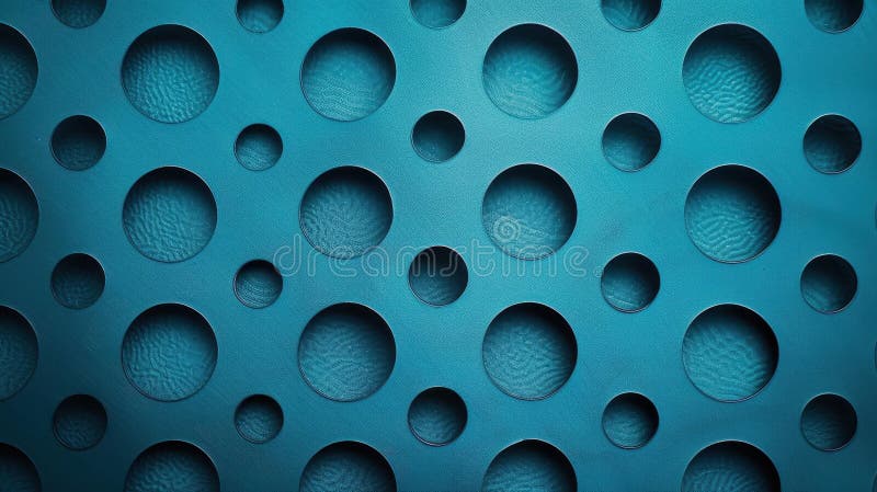 Explore the Beauty of a Perforated Metal Surface, Showcasing Circular ...