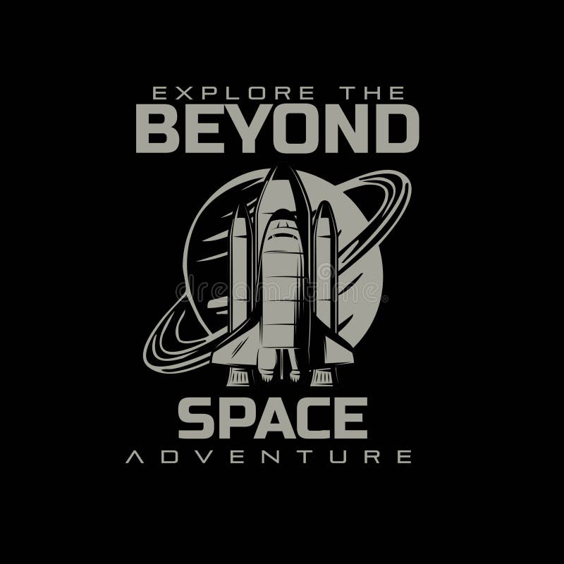 Explore the Beyond Space Adventure Vetor Graphic Stock Vector ...