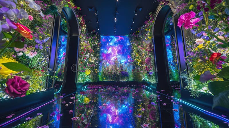 Explore the Botanical Galaxy Chamber, Where Walls Adorned with an Array ...
