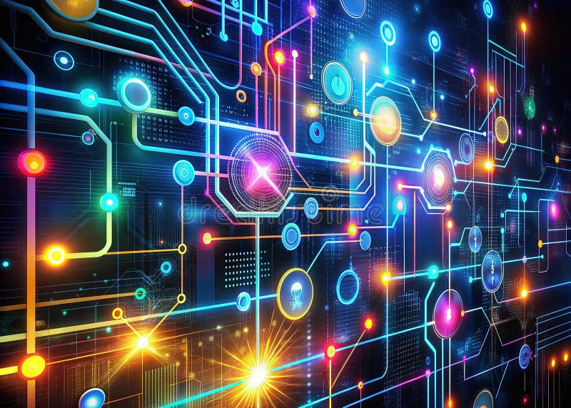 Revolutionizing Technology a Futuristic Visualization of Interconnected ...