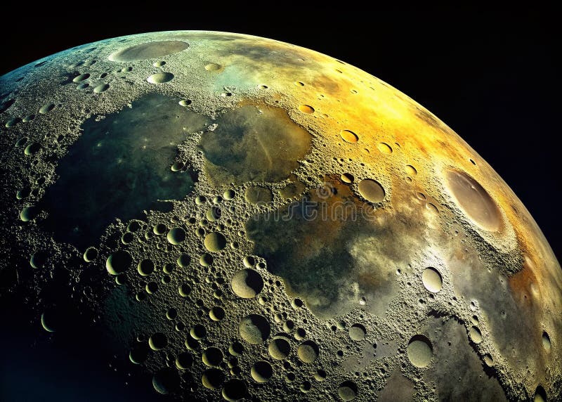 Unveiling the Lunar Surface a Stunning Documentary Image of Earths Moon ...