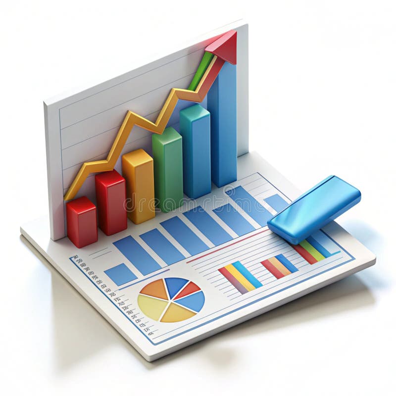 Business Growth Concept Visualizing Financial Reports for Effective ...