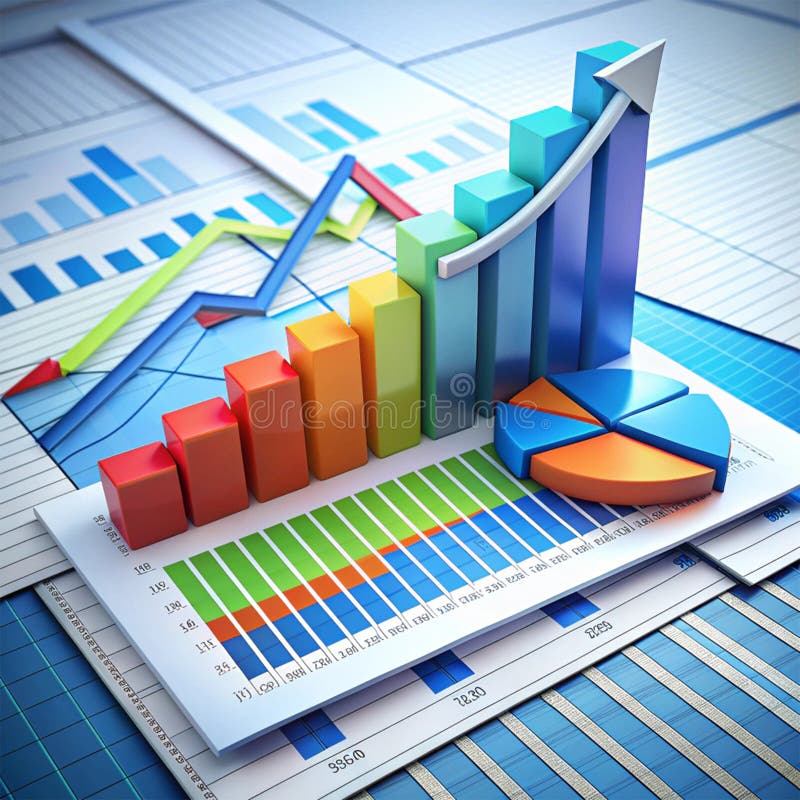 Business Growth Concept Visualizing Financial Reports for Effective ...