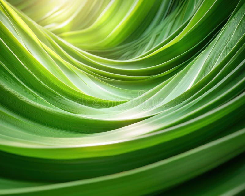 Explore a Captivating Abstract Composition of Palm Fronds with ...