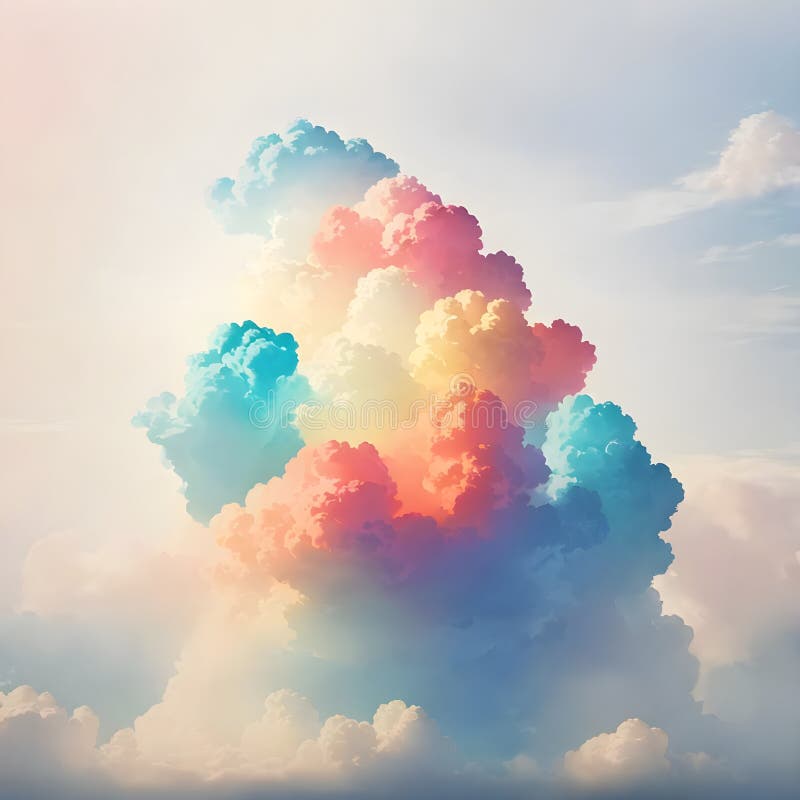 Dreamy Pastel Sky Texture Background Soft Cloudscape Gradients Stock Photos - Free & Royalty ...