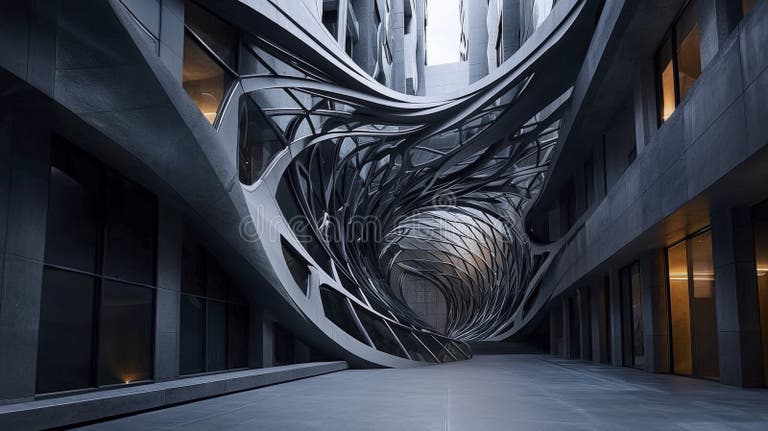 Dynamic Architectural Design Revealed through Distorted Perspectives in ...