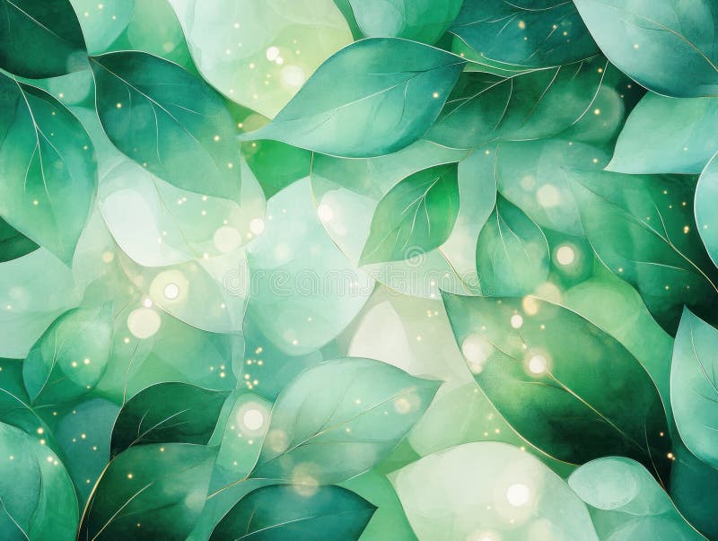 Explore the Captivating Beauty of Abstract Emerald Light Refractions on ...