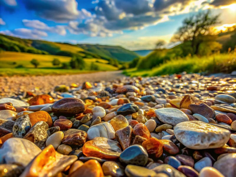 Earths Ancient Story Intricate Flint Rocks in a Natural Setting ...