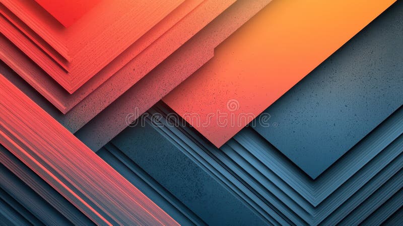 Abstract Layers in Vibrant Colors Digital Art Graphic Design Modern ...