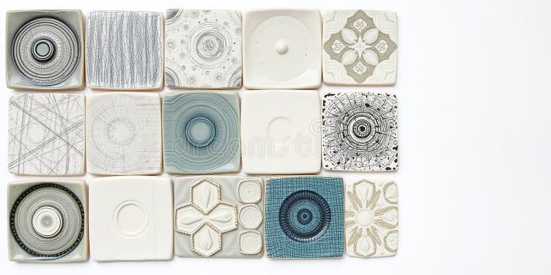 Stunning Ceramic Glaze Textures Experimental Grid Variations for Design ...