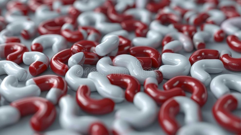 Explore a Captivating 3D World Filled with Endless Question Marks ...