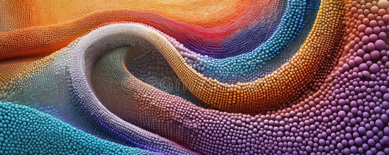 Explore a Captivating Digital Mosaic of Evolving Patterns, Showcasing ...