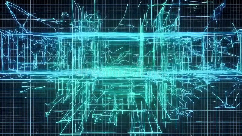 Captivating Digital Realm with Flowing Graphics and Intricate Patterns ...