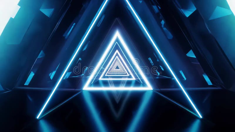 Explore a Captivating Display of Abstract Visuals Where Glowing ...