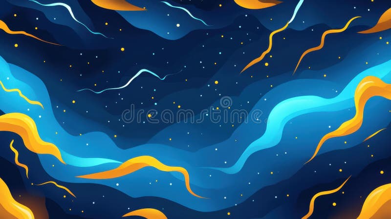 Explore a Captivating Seamless Pattern Featuring Fantasy Lightning and ...