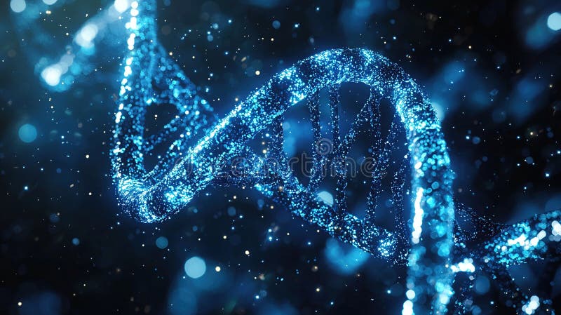 Explore the Captivating Structure of DNA in a Vibrant Representation ...