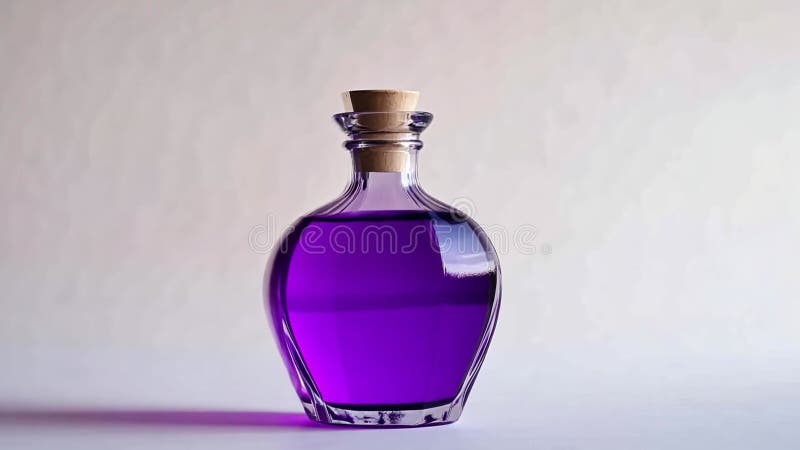A Stunning Purple Potion Captured in a Unique Bottle. this Mesmerizing ...
