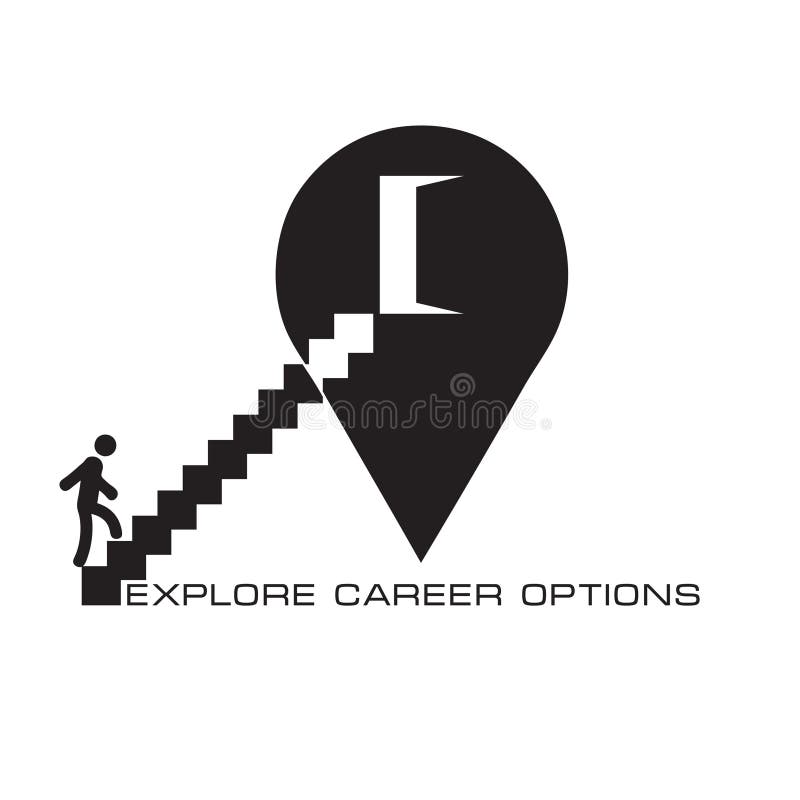 Explore Career Options stock vector. Illustration of profession - 312842234